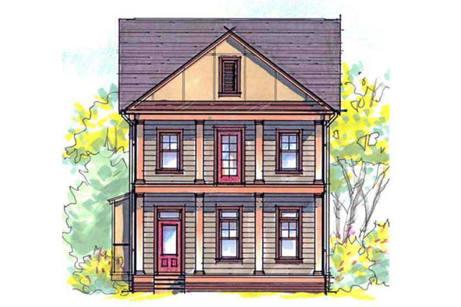 House Plans with Stacked Porches | Southern Living House Plans